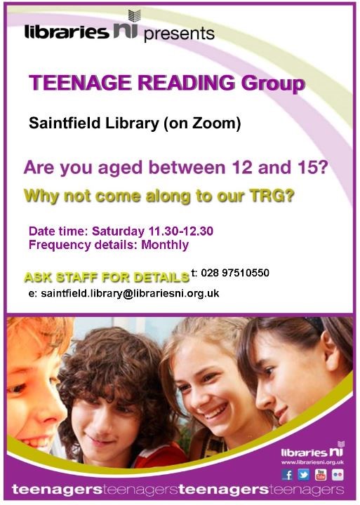 Teenage reading group - Saintfield Library - Saintfield High School