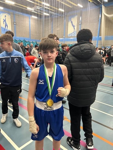 Cayden Collins 8HU - Boxing - Saintfield High School