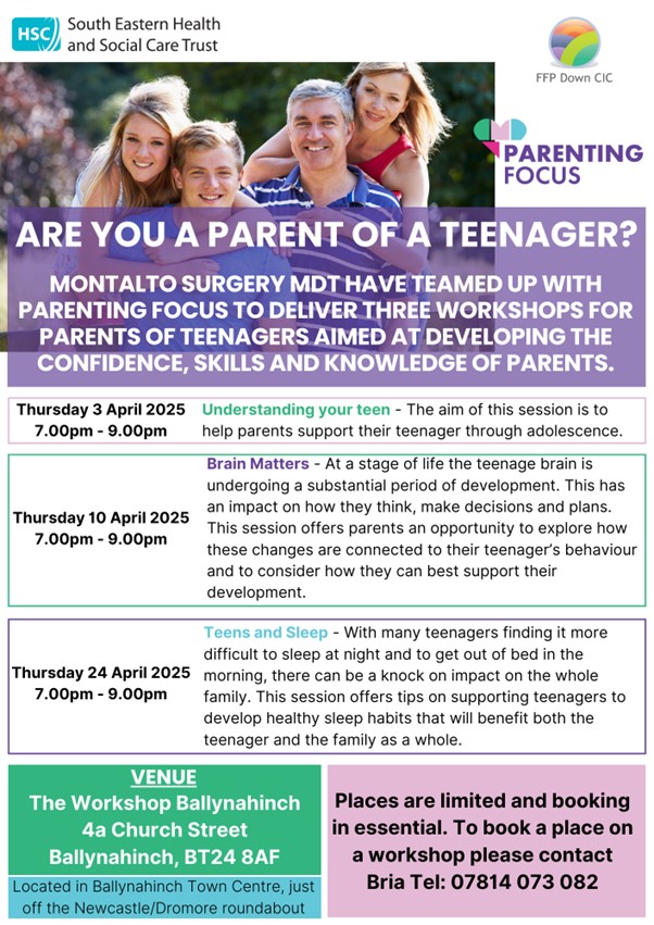 Parenting Workshop Saintfield High School